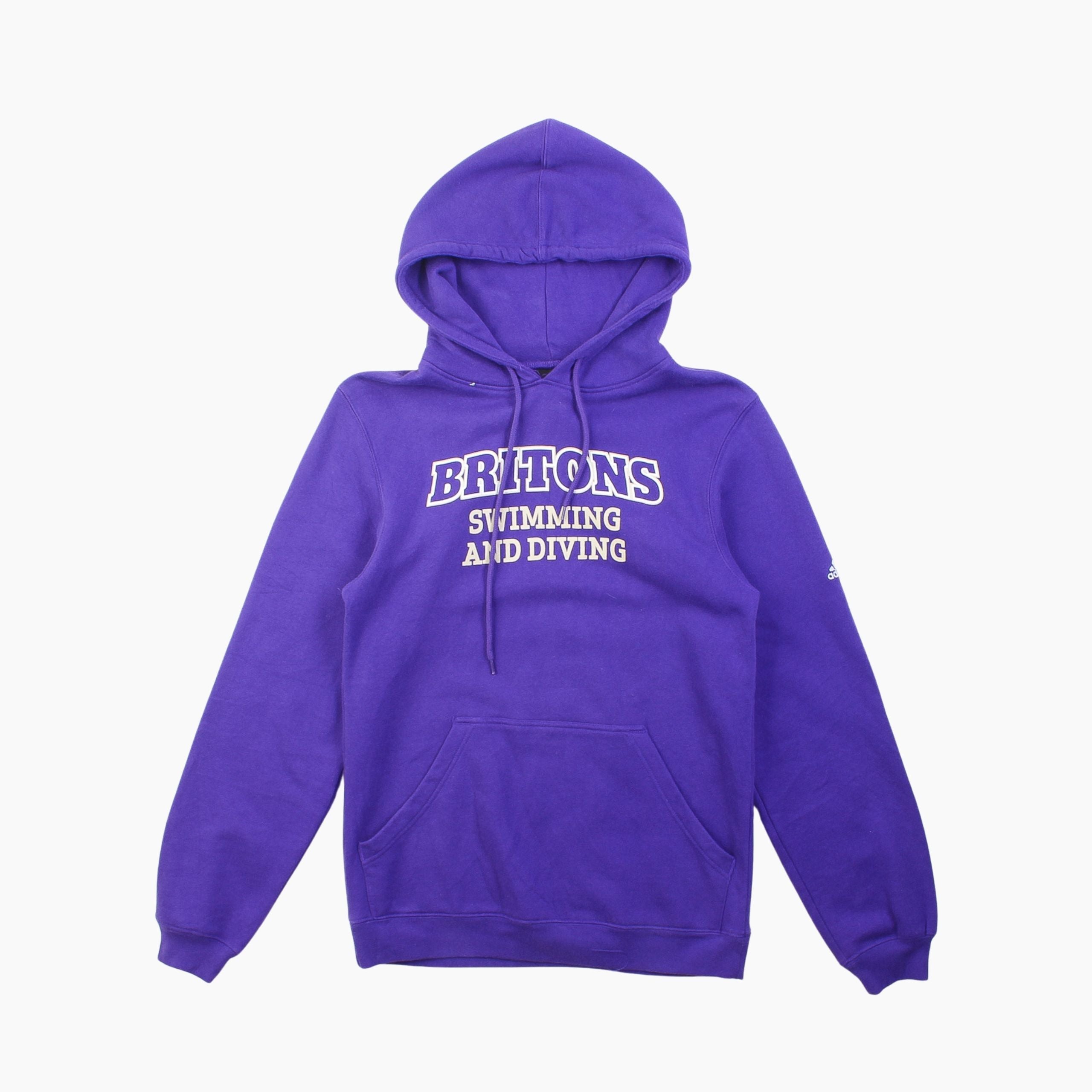 Vintage 'Britons Swimming and Diving' Graphic Hooded Sweatshirt ...