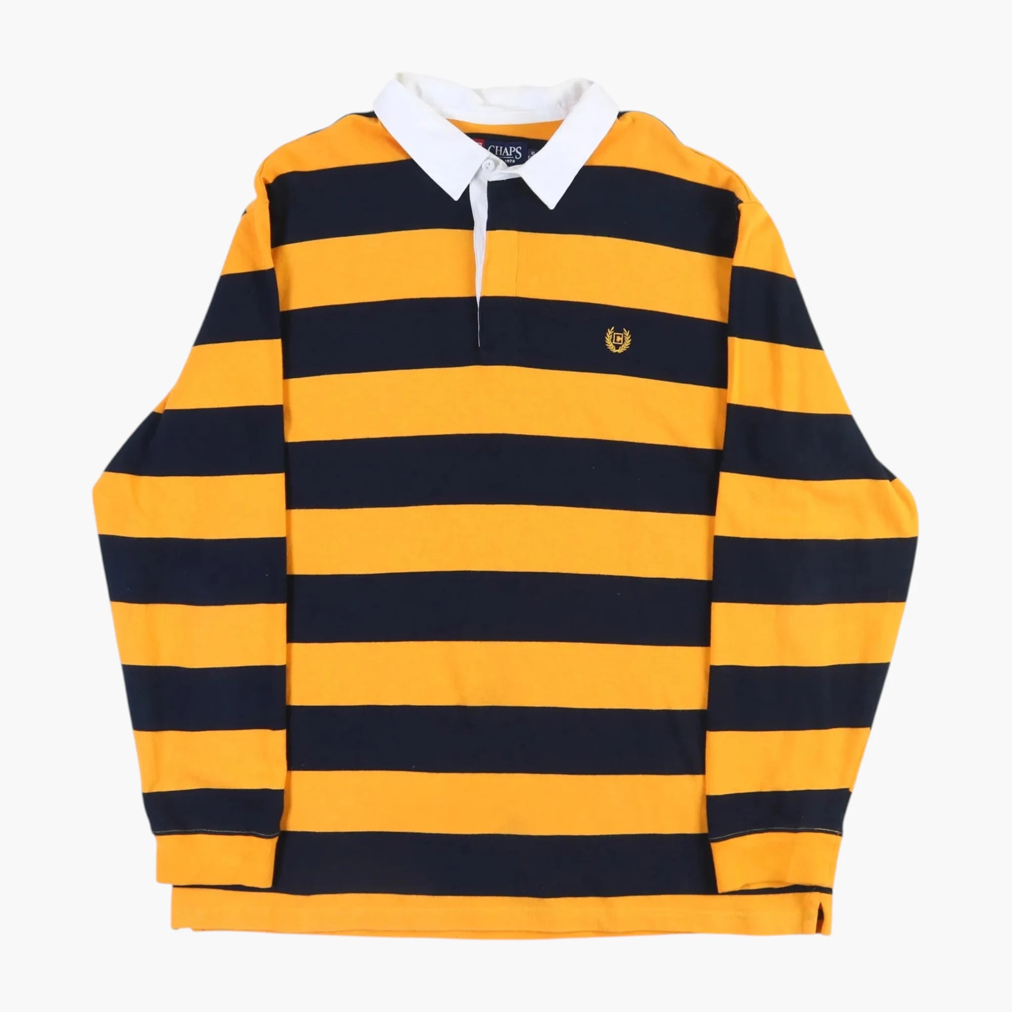 Chaps Rugby Shirt - Yellow Stripe | American Madness