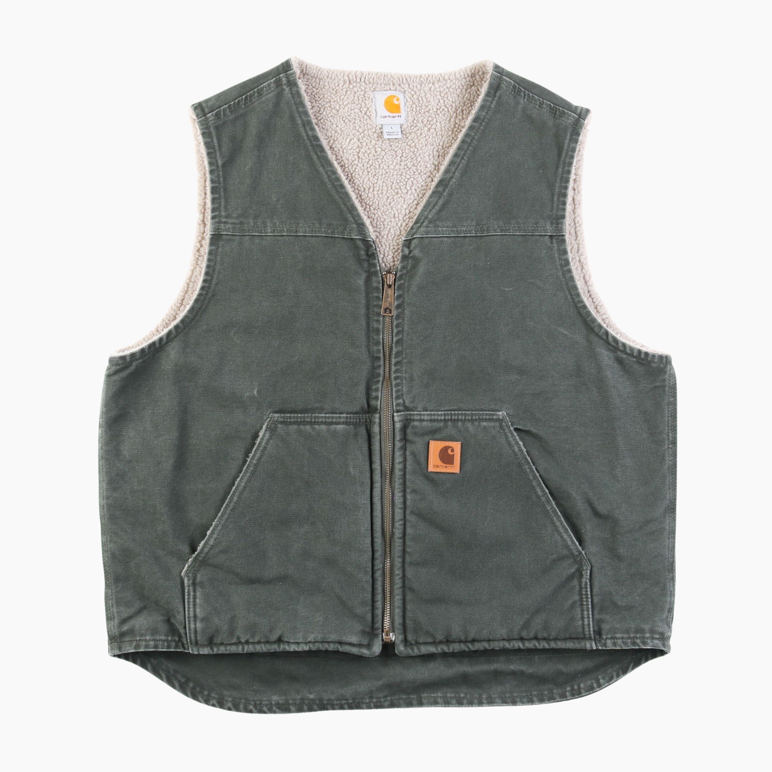 Lined Vest - Green | American Madness